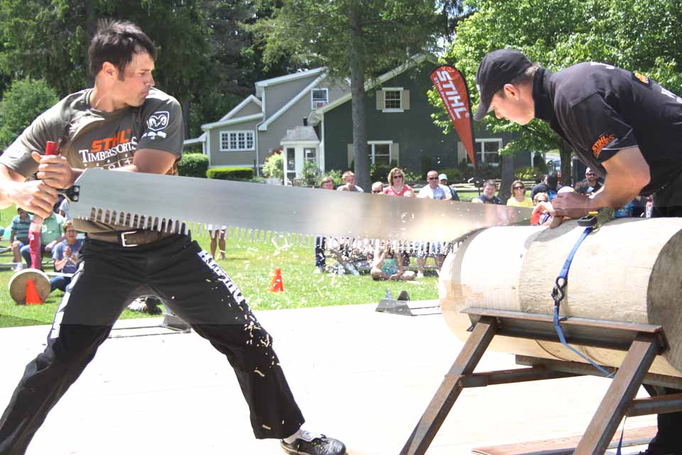 Lumberjacks At Lakefront Park, Qualifying For National Contest – All Otsego