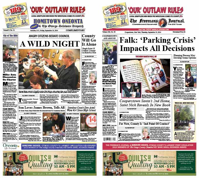 Our Newspapers On Newsstands Today – All Otsego