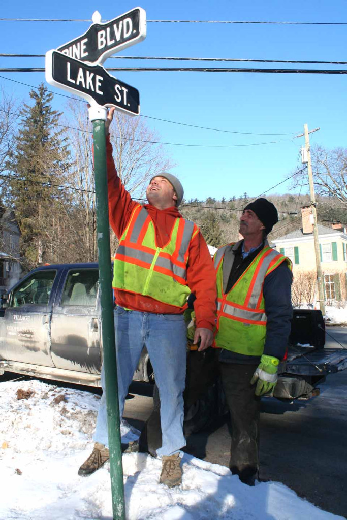 Repainted By Volunteer, Street Signs Put Back Up – All Otsego