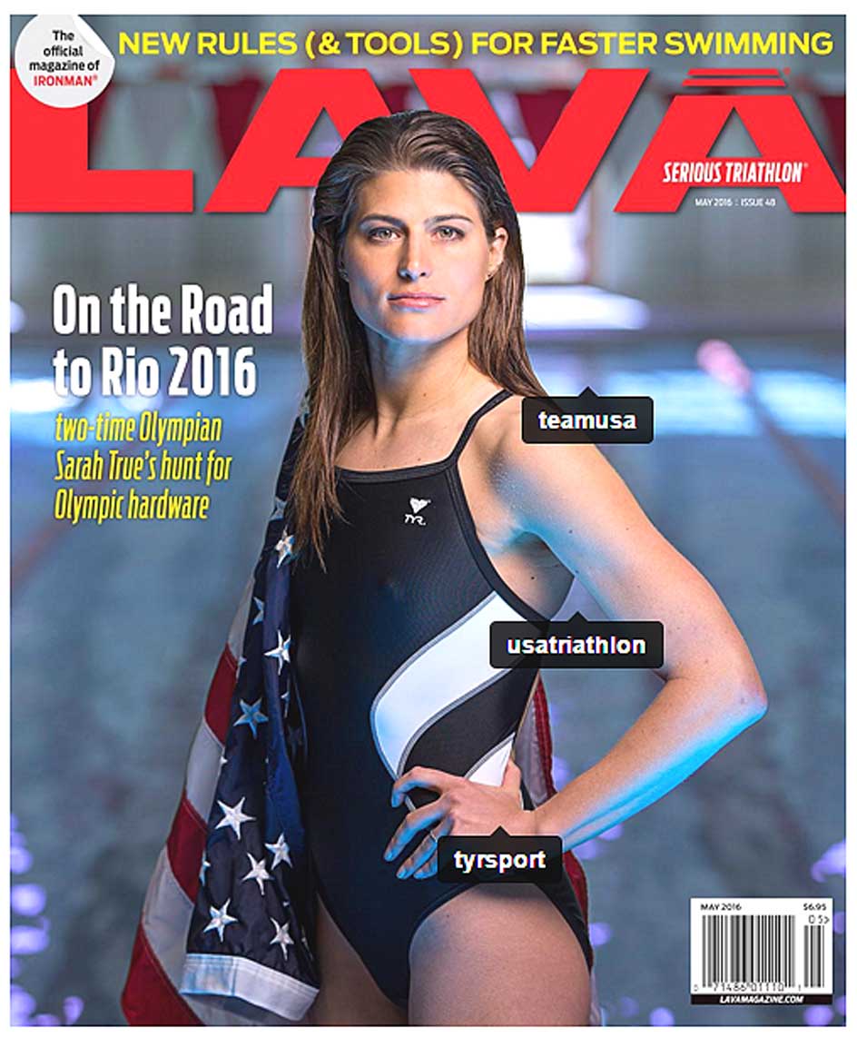 Sarah Groff True On Cover Of Lava, Triathlon Magazine – All Otsego