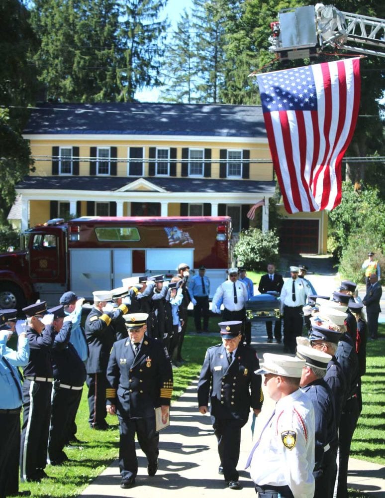 Firefighters Convene To Honor Ted Duesler – All Otsego