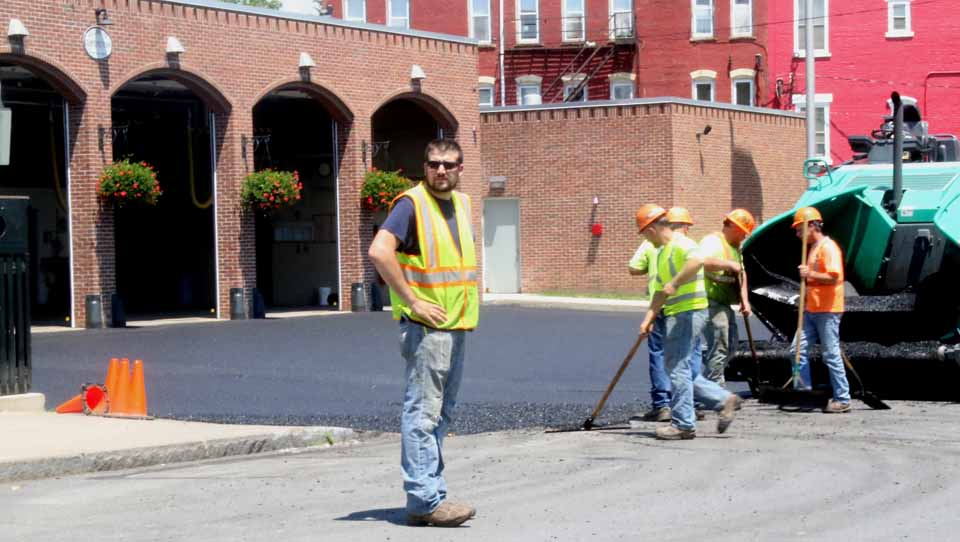With Paving At Fire Station Blacktopping Blitz Near End – All Otsego
