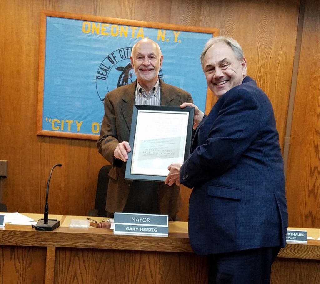 Common Council Votes To Name Airport In Sam Nader’s Honor – All Otsego