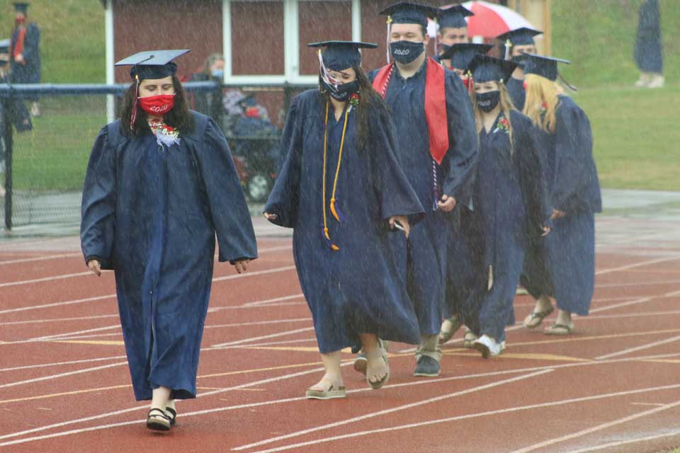 Class Of 2020 Withstands Graduating In Pouring Rain – All Otsego