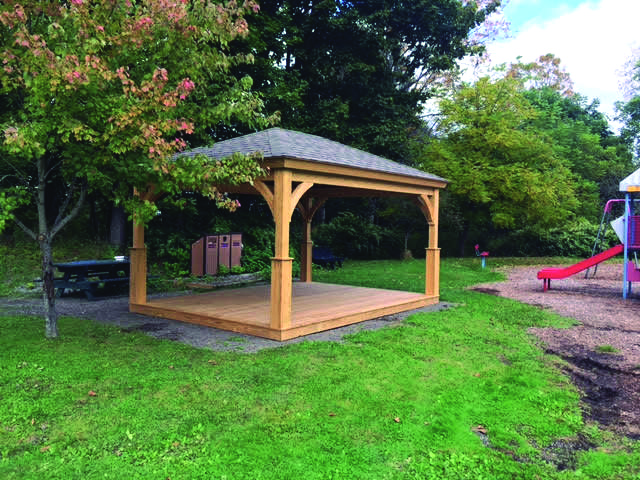 Ribbon cutting at Badger Park to mark opening of new pavilion ...