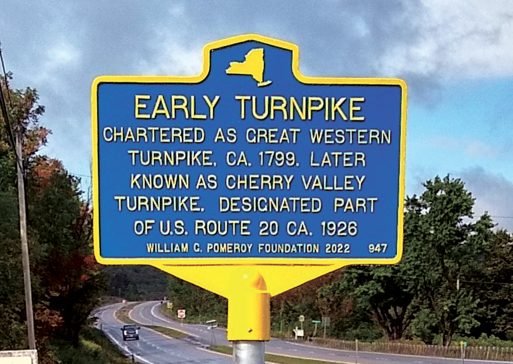 Sign Celebrates Historic Role of Route 20 | AllOTSEGO.com