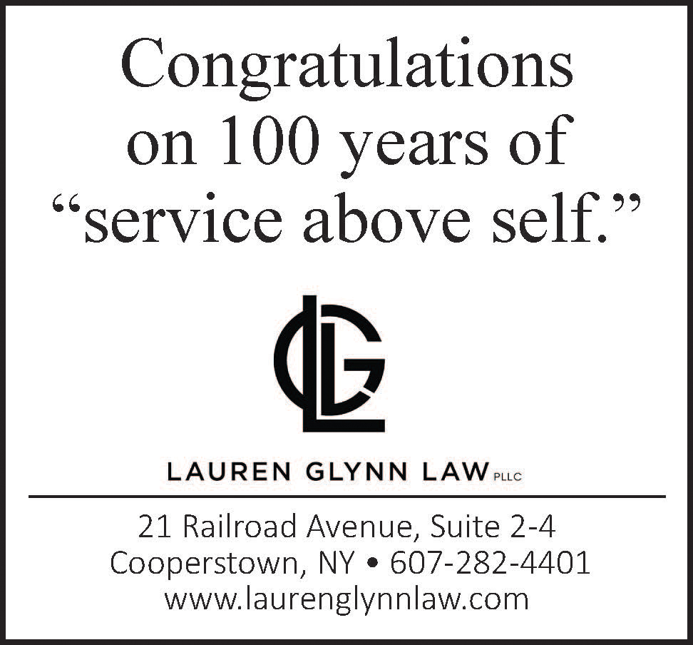 Rotary 100th Anniversary Congratulations – All Otsego